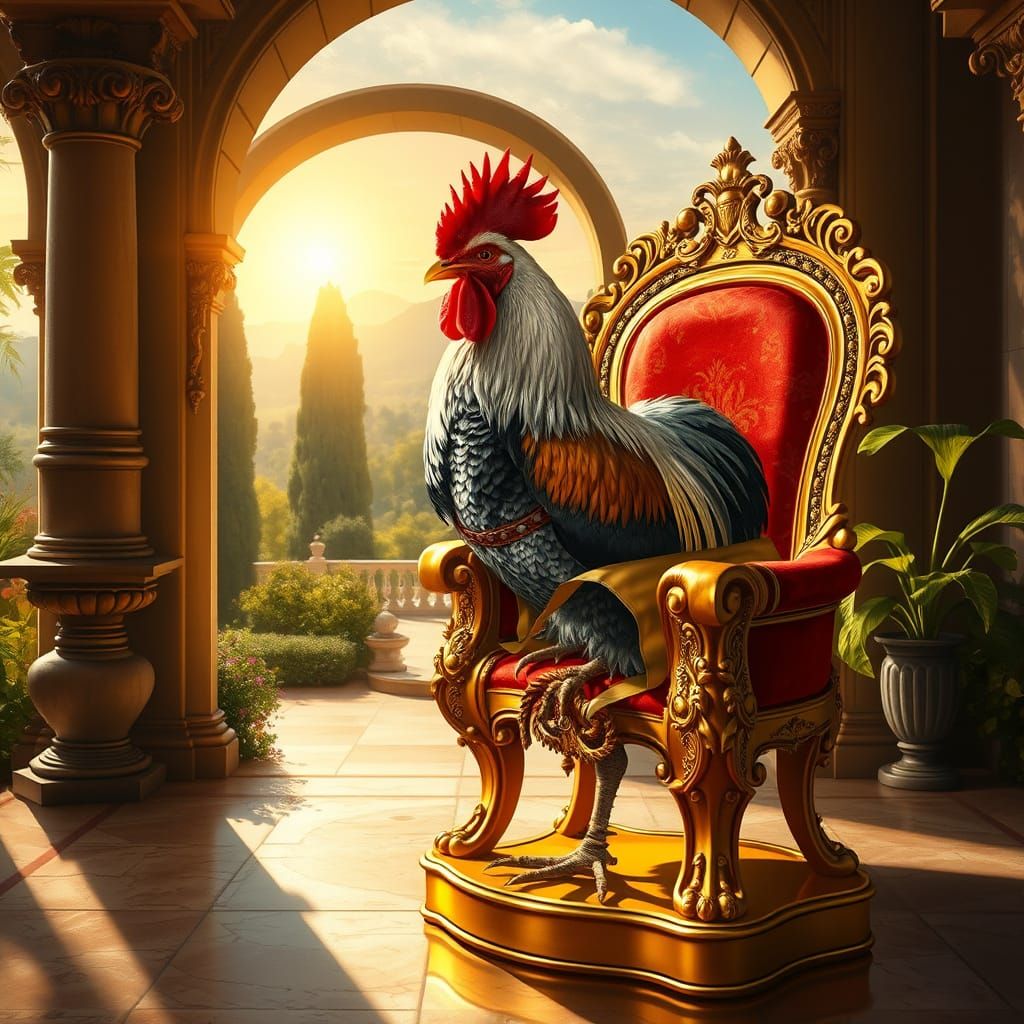 The regal chicken - Regal Chicken in Renaissance Splendor