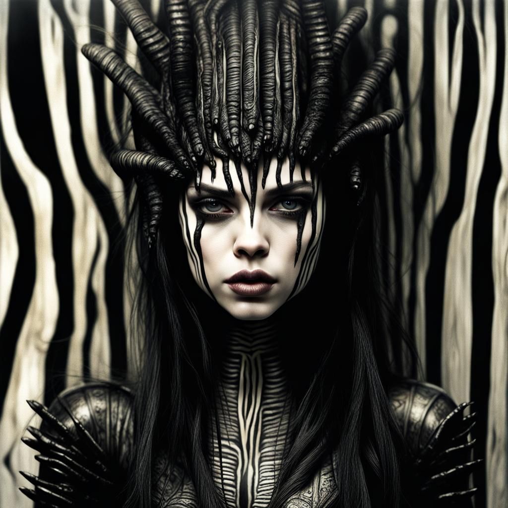 Alien Priestess - AI Generated Artwork - NightCafe Creator