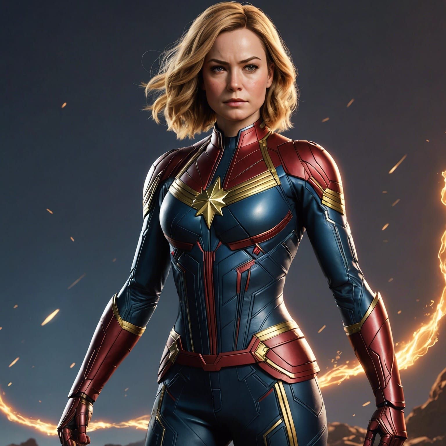 Captain Marvel - AI Generated Artwork - NightCafe Creator