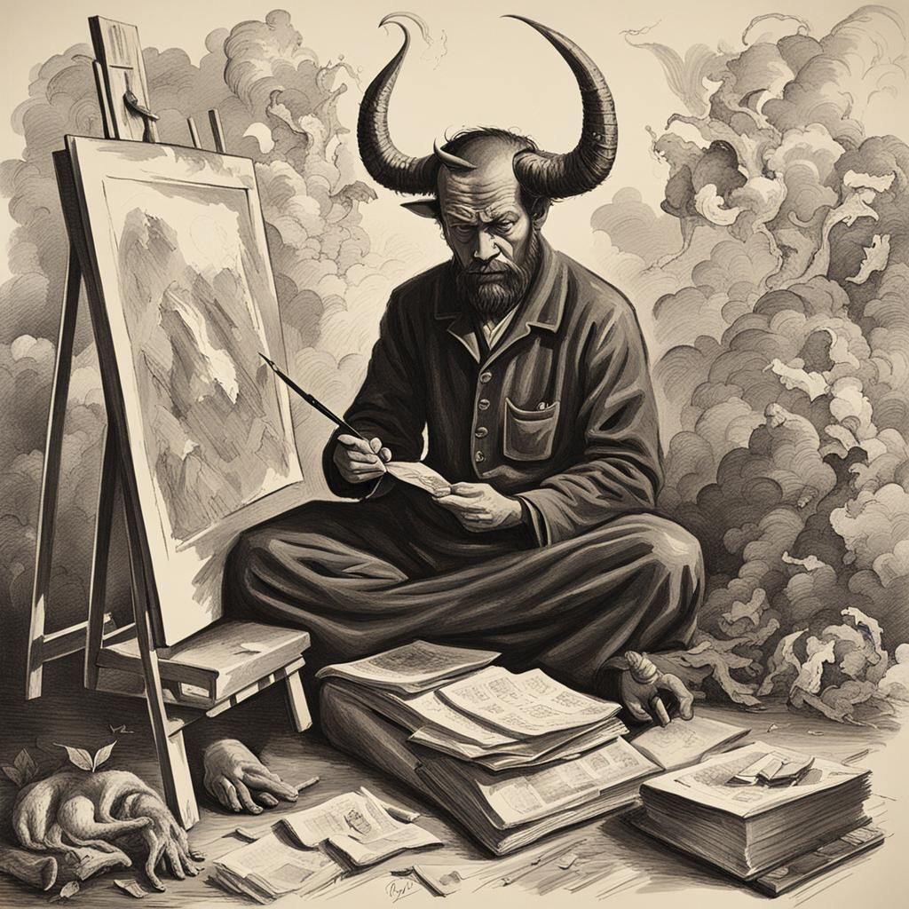 The Challenging Task to Paint God - AI Generated Artwork - NightCafe ...