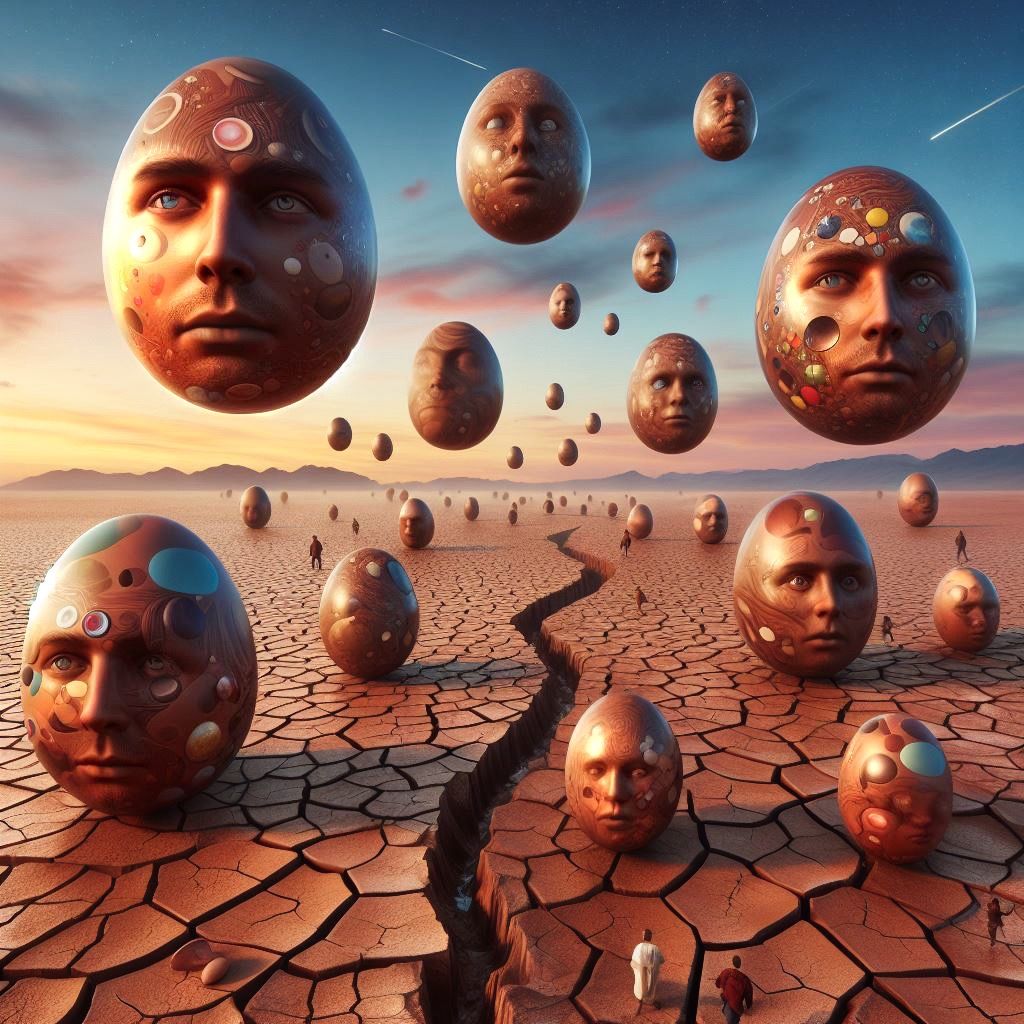 The Eggmen Cometh : 2 - AI Generated Artwork - NightCafe Creator