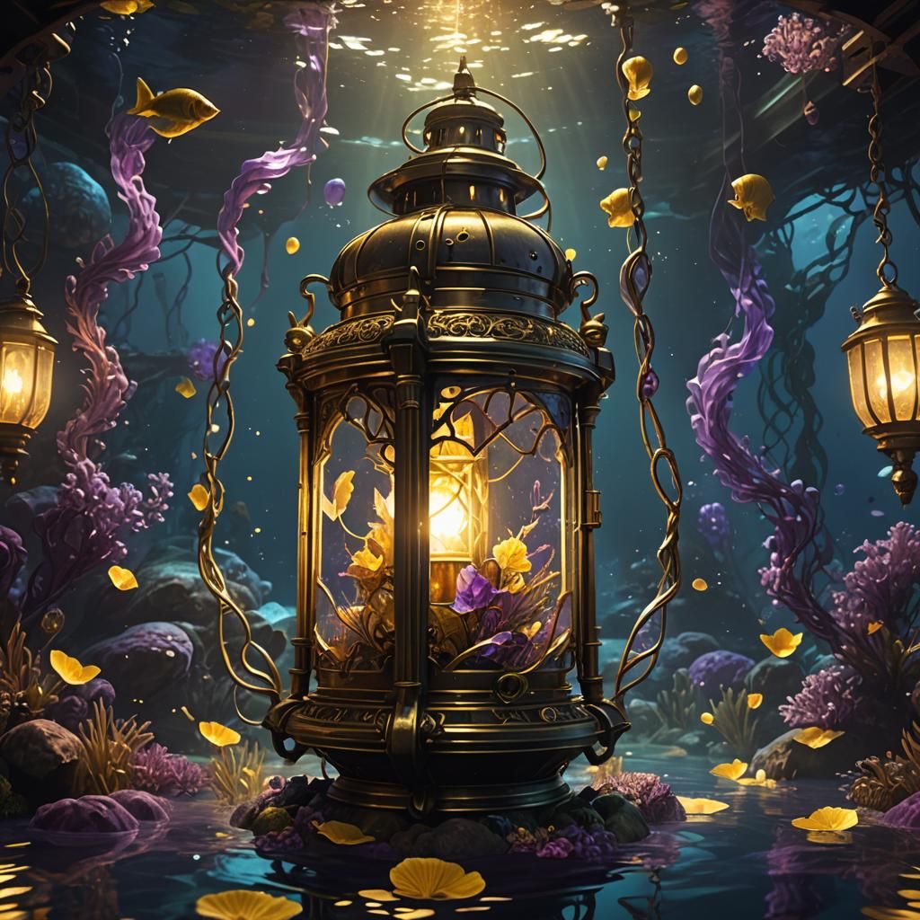 Abyssal Lantern - AI Generated Artwork - NightCafe Creator