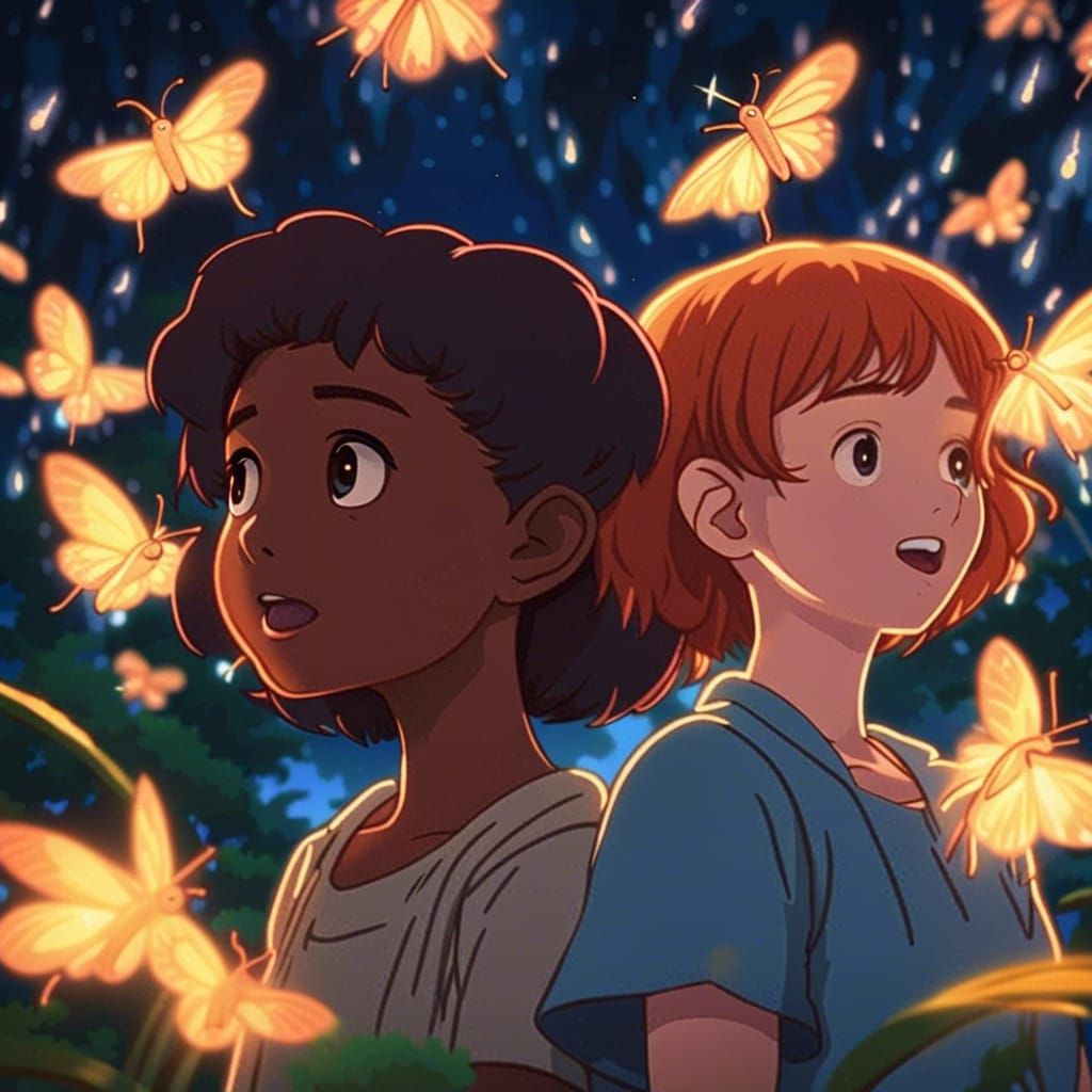 Two friends having fun - AI Generated Artwork - NightCafe Creator