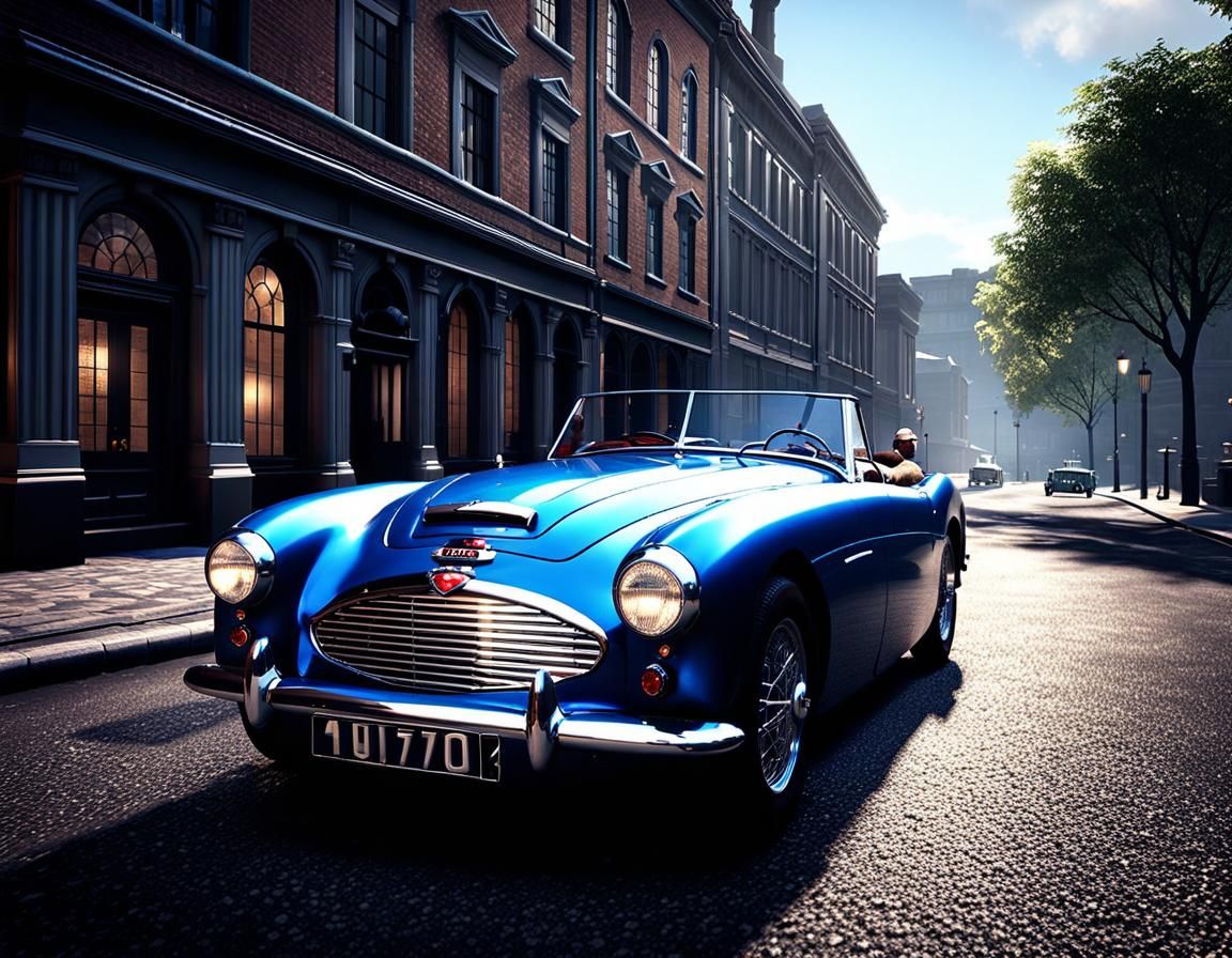Austin-Healey 100 , Game Cinematic Feel, Epic 3D Videogame Graphics ...