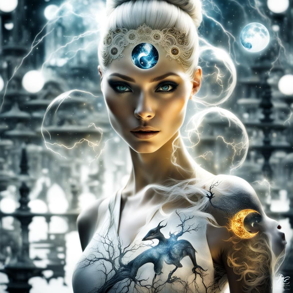 Fantasy Woman Portrait - AI Generated Artwork - NightCafe Creator