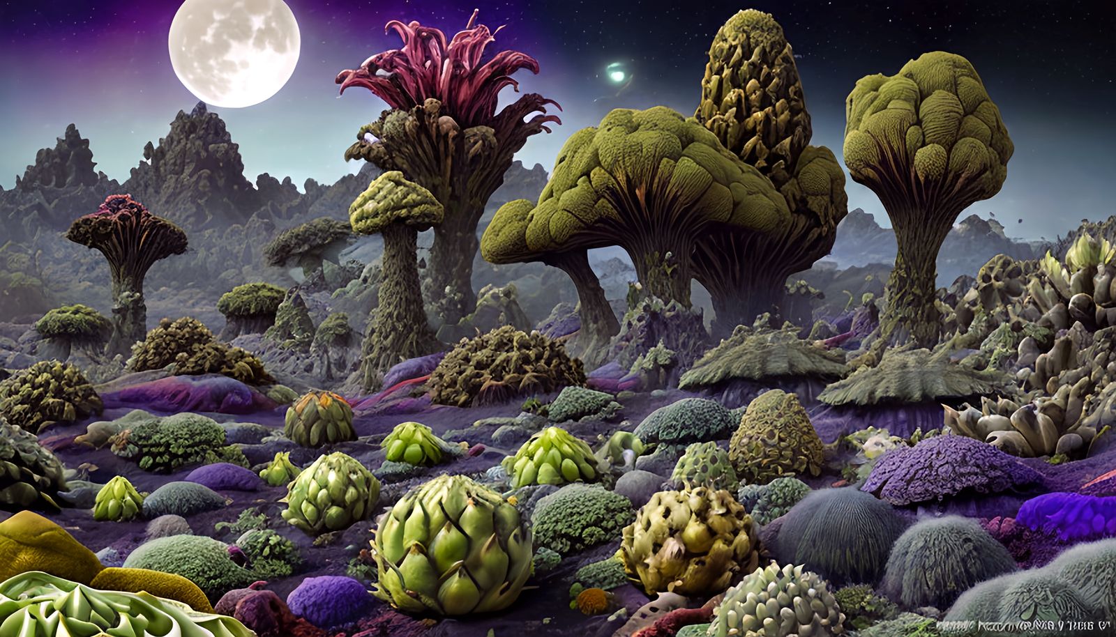 Bizarre plants on another planet #148 - AI Generated Artwork ...