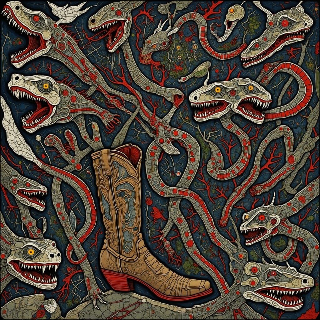 There's a SNAKE in my BOOTS!