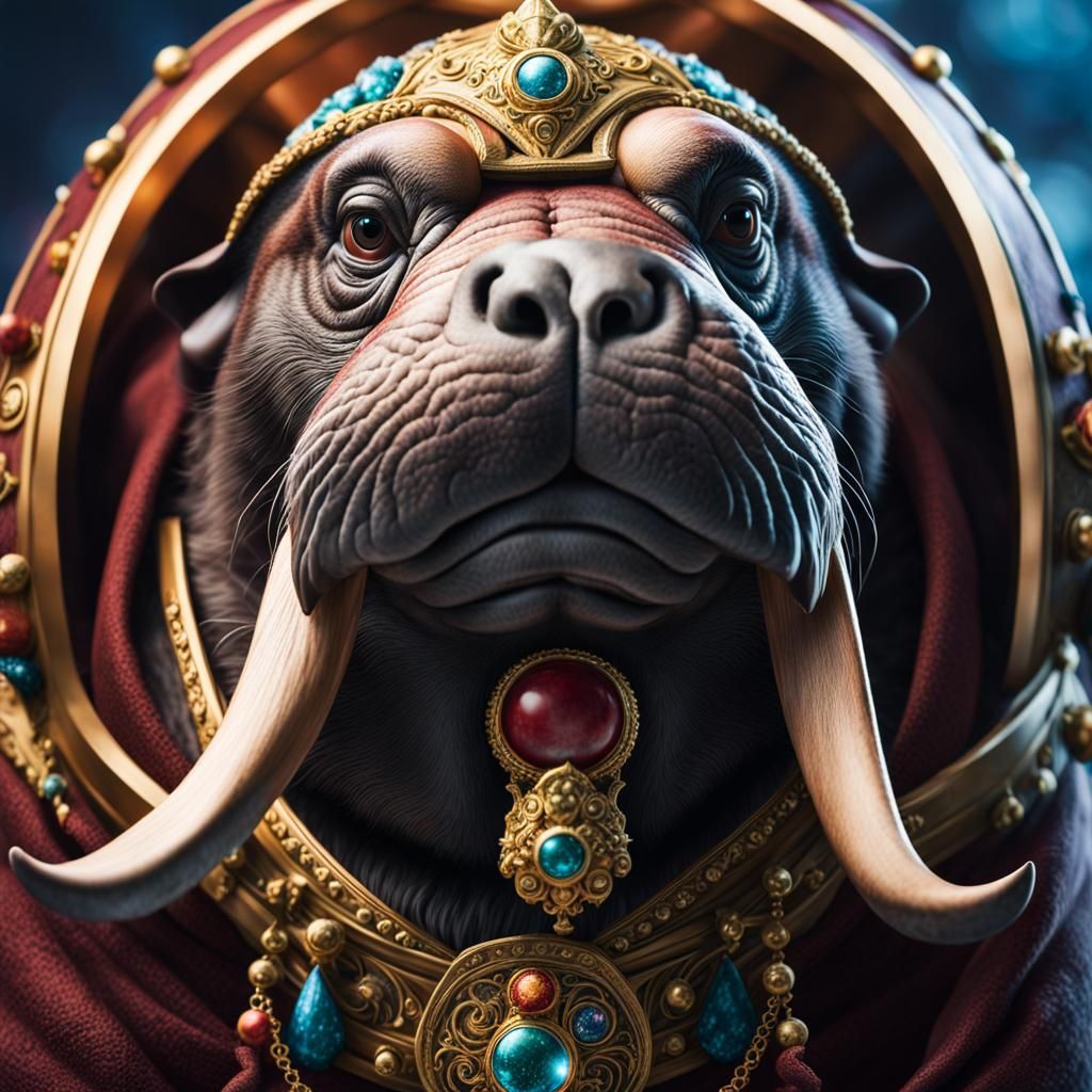 King Walrus - AI Generated Artwork - NightCafe Creator
