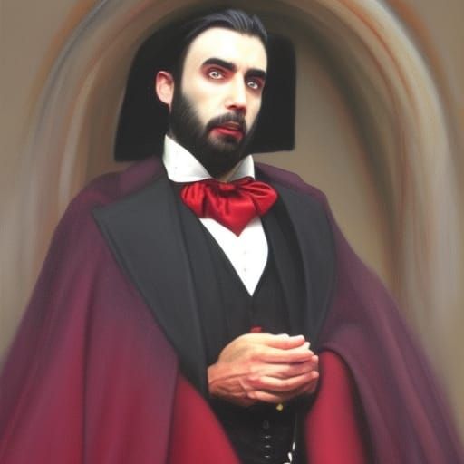 Viscount Vlad Oncescu, a lesser vampire - AI Generated Artwork ...