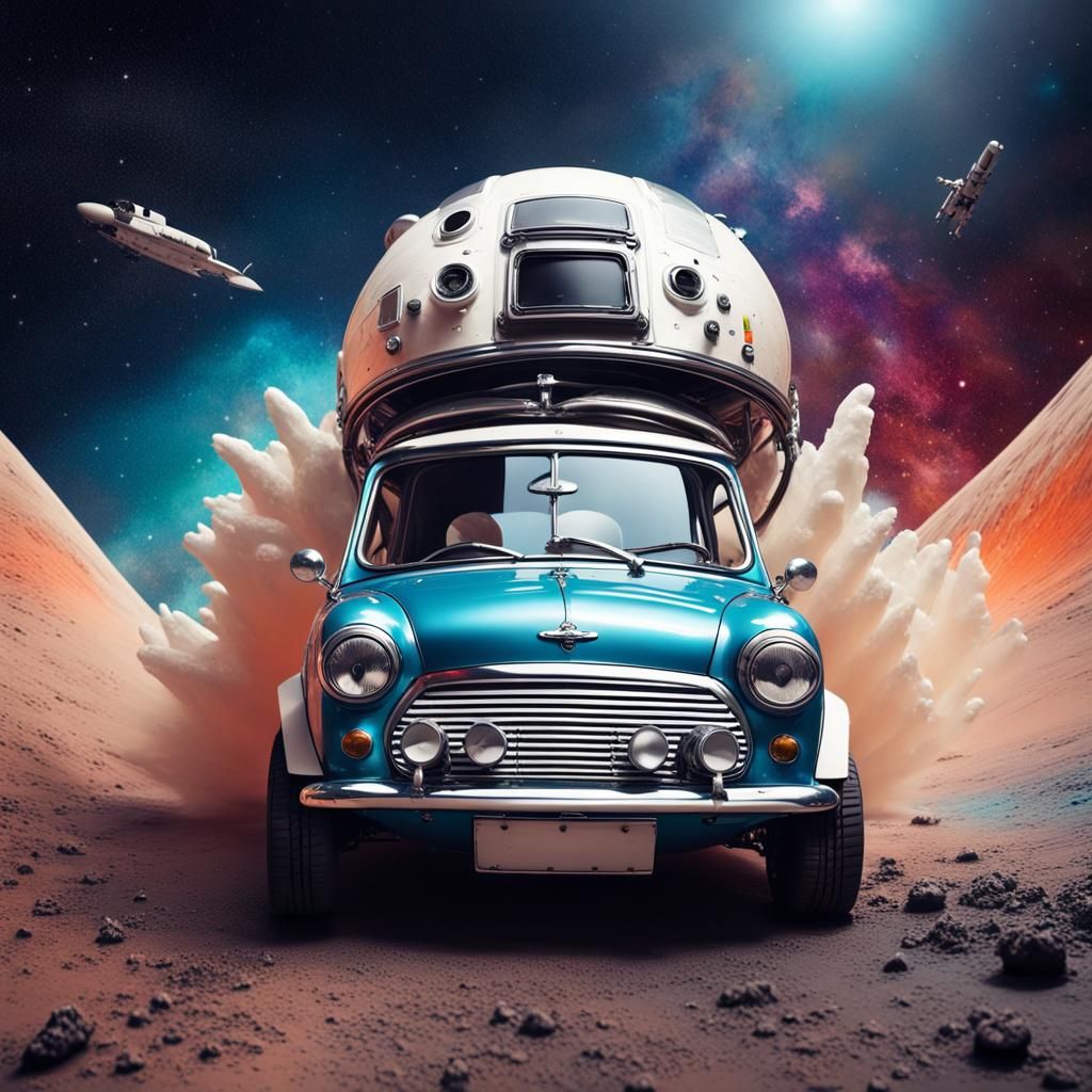 Mini spaceship - AI Generated Artwork - NightCafe Creator