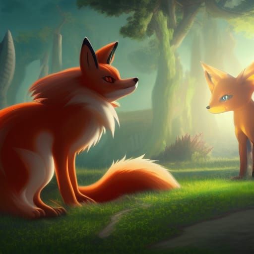 Fox Pokemon - AI Generated Artwork - NightCafe Creator