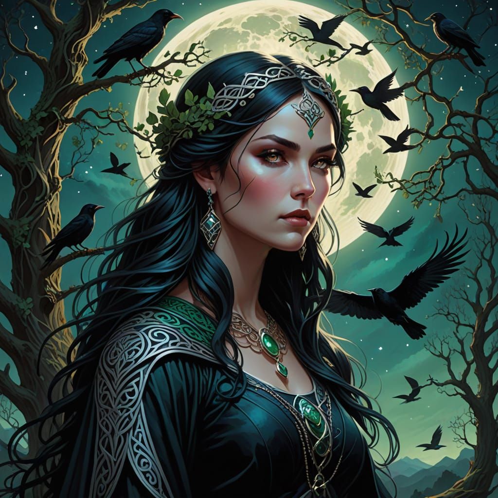 Morrigan Irish goddess - Morrigan Goddess of War in Celtic ...