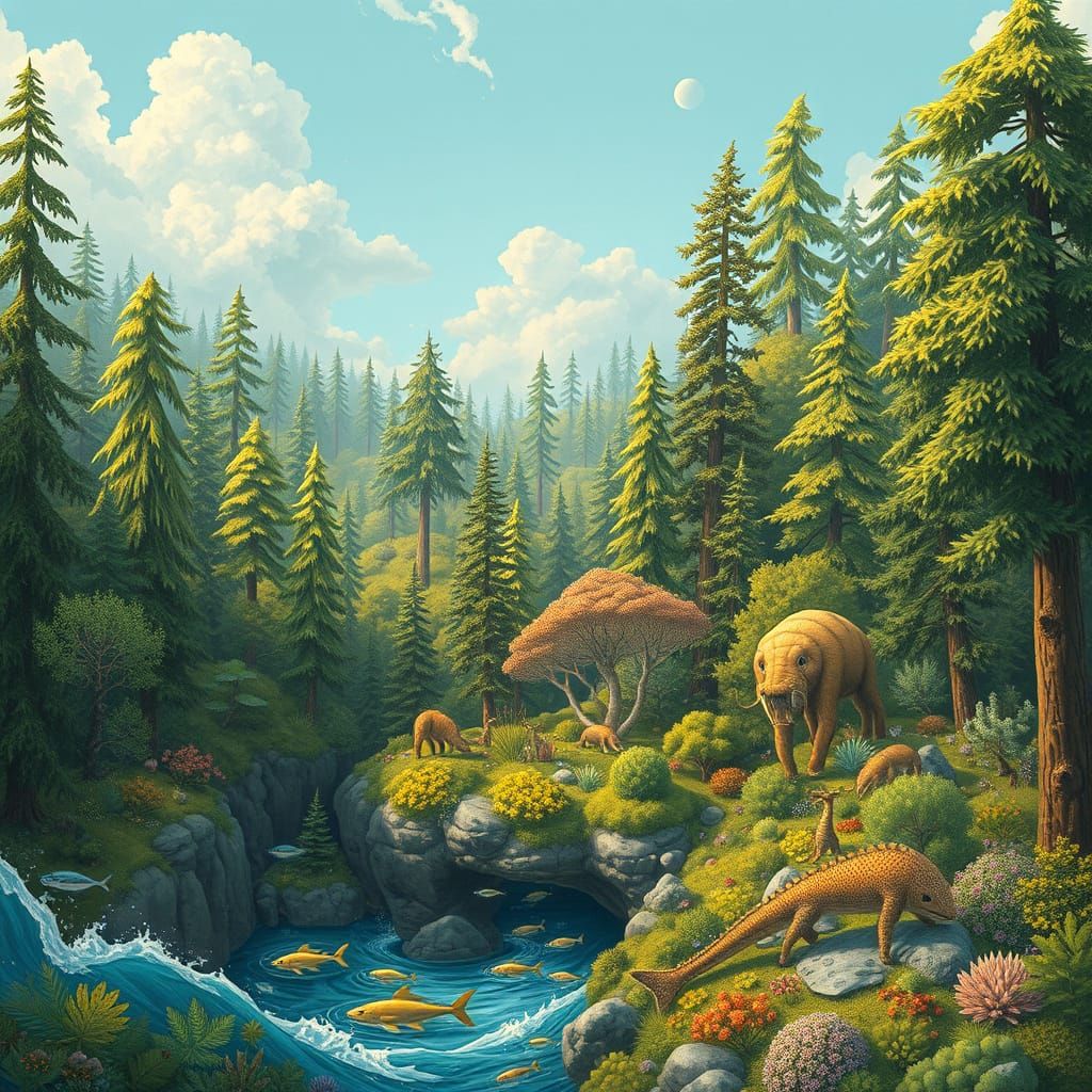 Rare Fictional Wildlife Thriving In The Forest