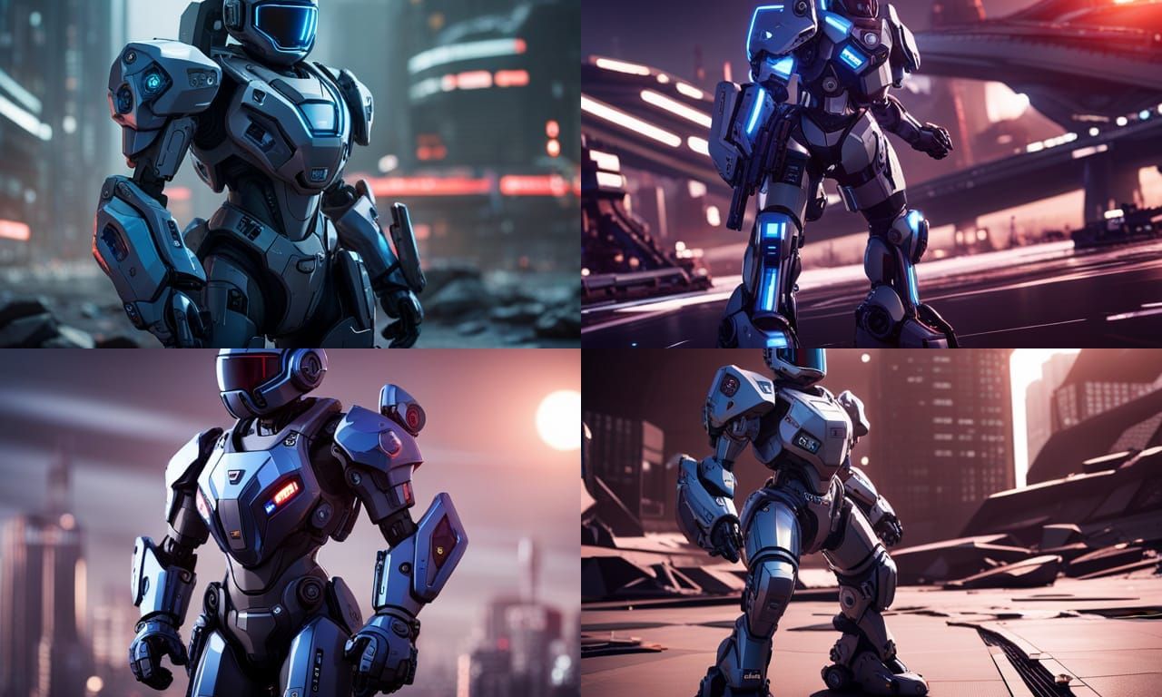 Police Mech Suit - AI Generated Artwork - NightCafe Creator