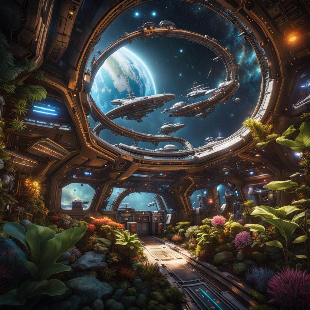 The space botanists have done a fantastic job of cultivating so many ...