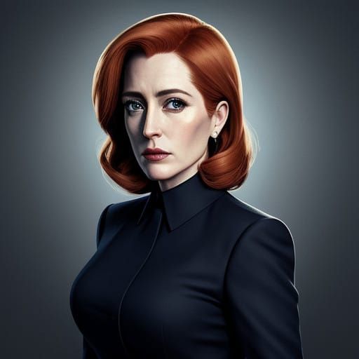 Gillian Anderson as FBI Special Agent Dana Scully