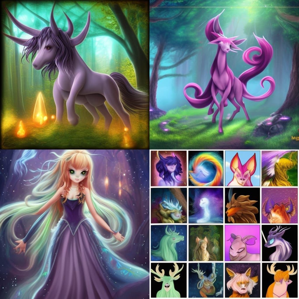 magical creatures - AI Generated Artwork - NightCafe Creator