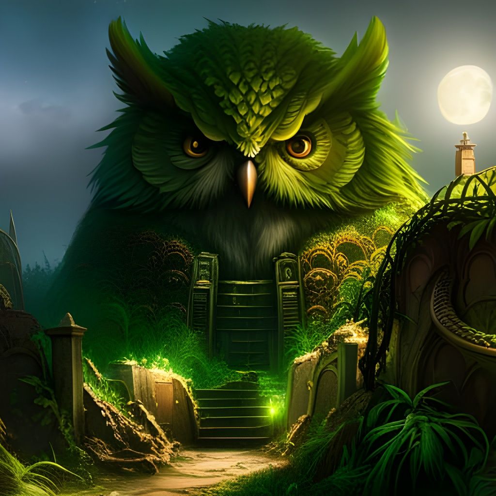 The Lost Owl Empire - AI Generated Artwork - NightCafe Creator