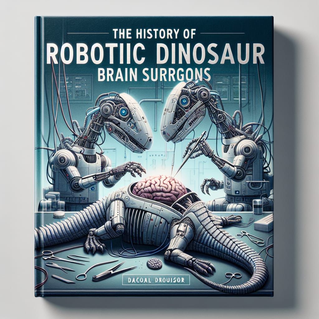 The cover of the non-fiction book The History of Robotic Dinosaur Brain ...