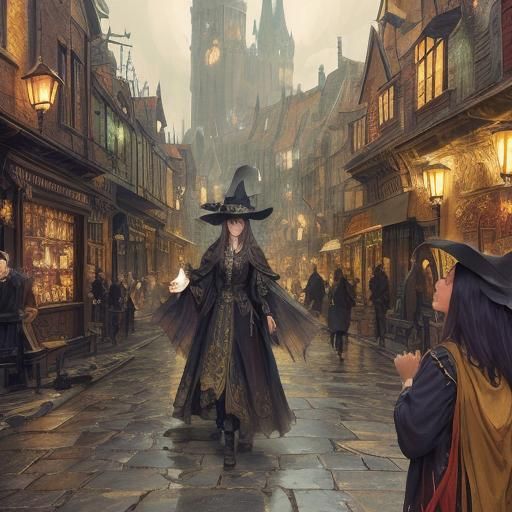 Wizarding World - AI Generated Artwork - NightCafe Creator