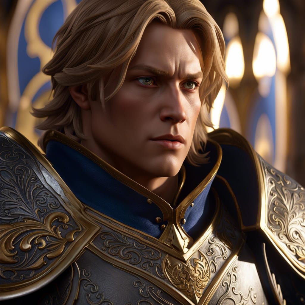 Anduin Wrynn human king and paladin - AI Generated Artwork - NightCafe ...