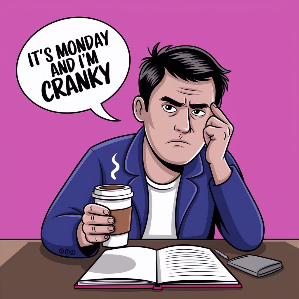 "It's Monday and I'm Cranky" - Morning Coffee for the Sleepy...