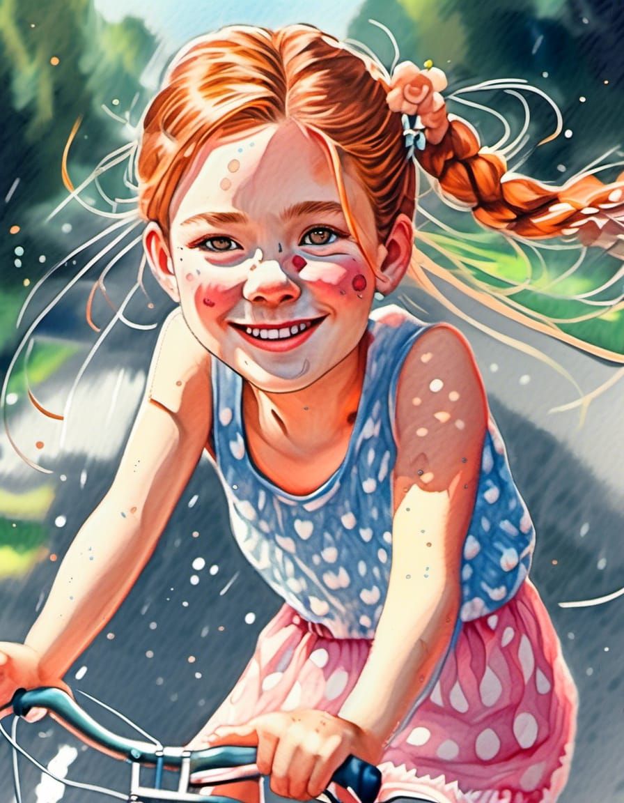 I want to ride my bicycle! - AI Generated Artwork - NightCafe Creator