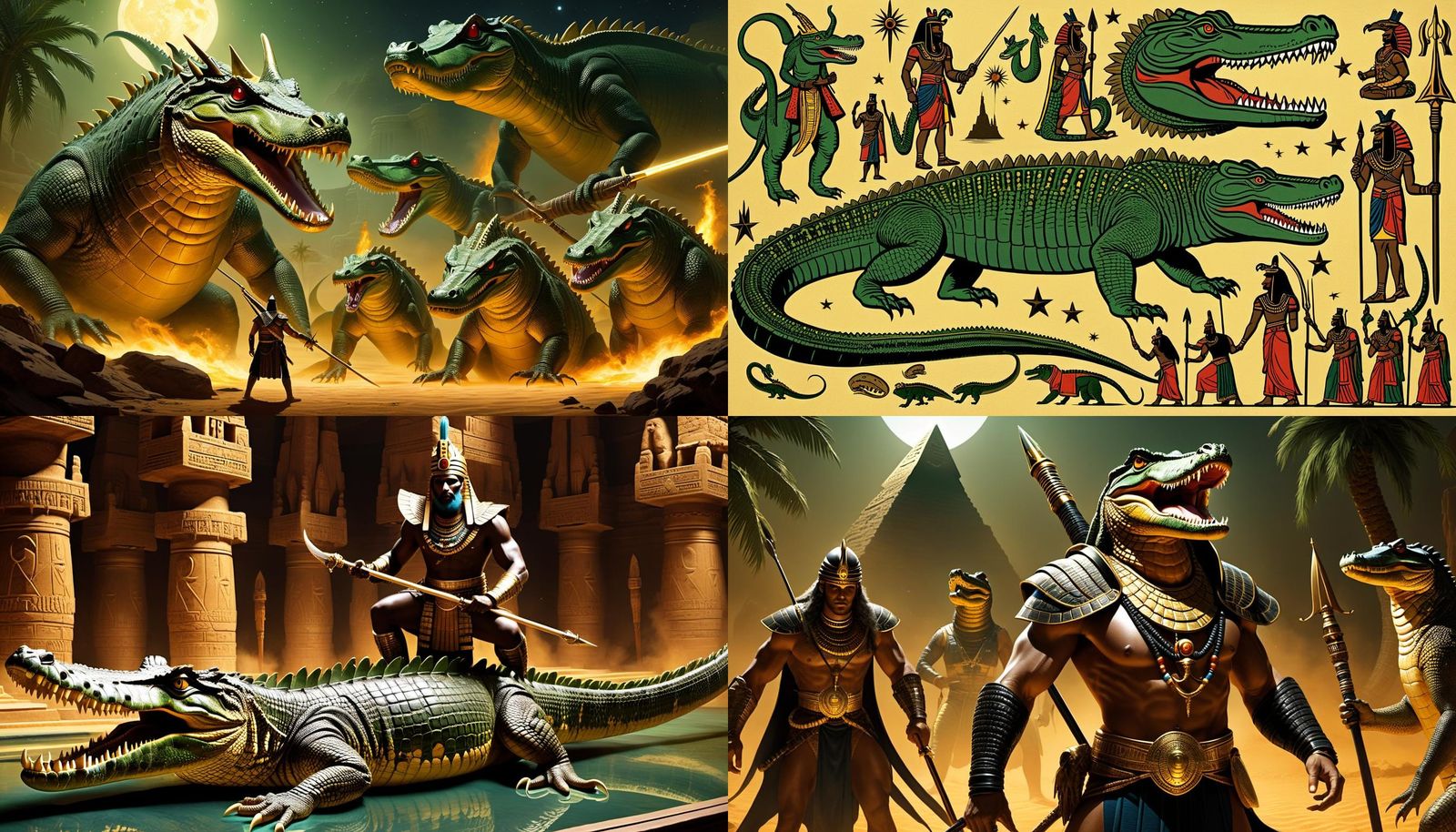 The deceased takes on the identity of Ra and drives back eight ...