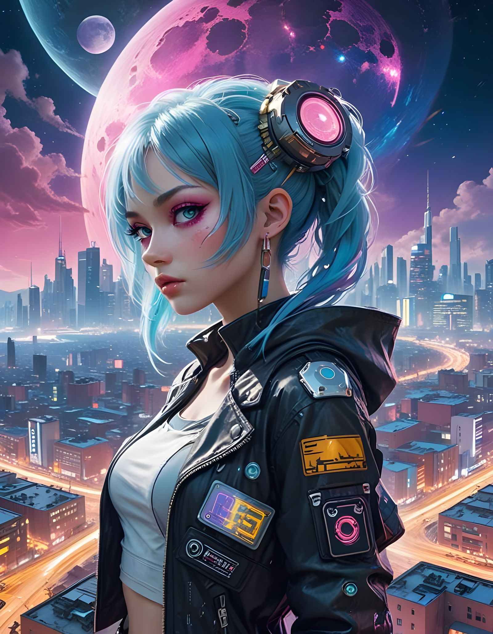 Netrunner, Cyberpunk Night City - Netrunner, Cyberpunk Night...