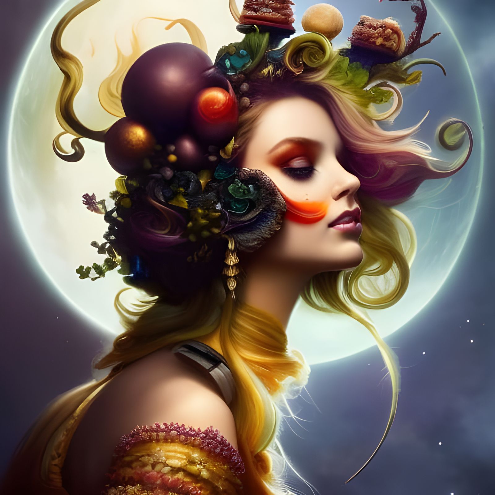 Food Goddess - AI Generated Artwork - NightCafe Creator