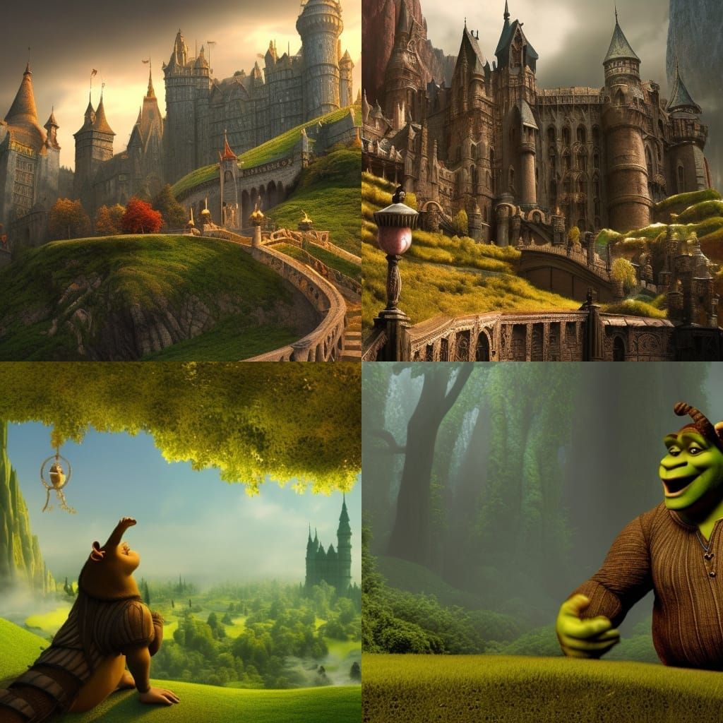 shrek - AI Generated Artwork - NightCafe Creator