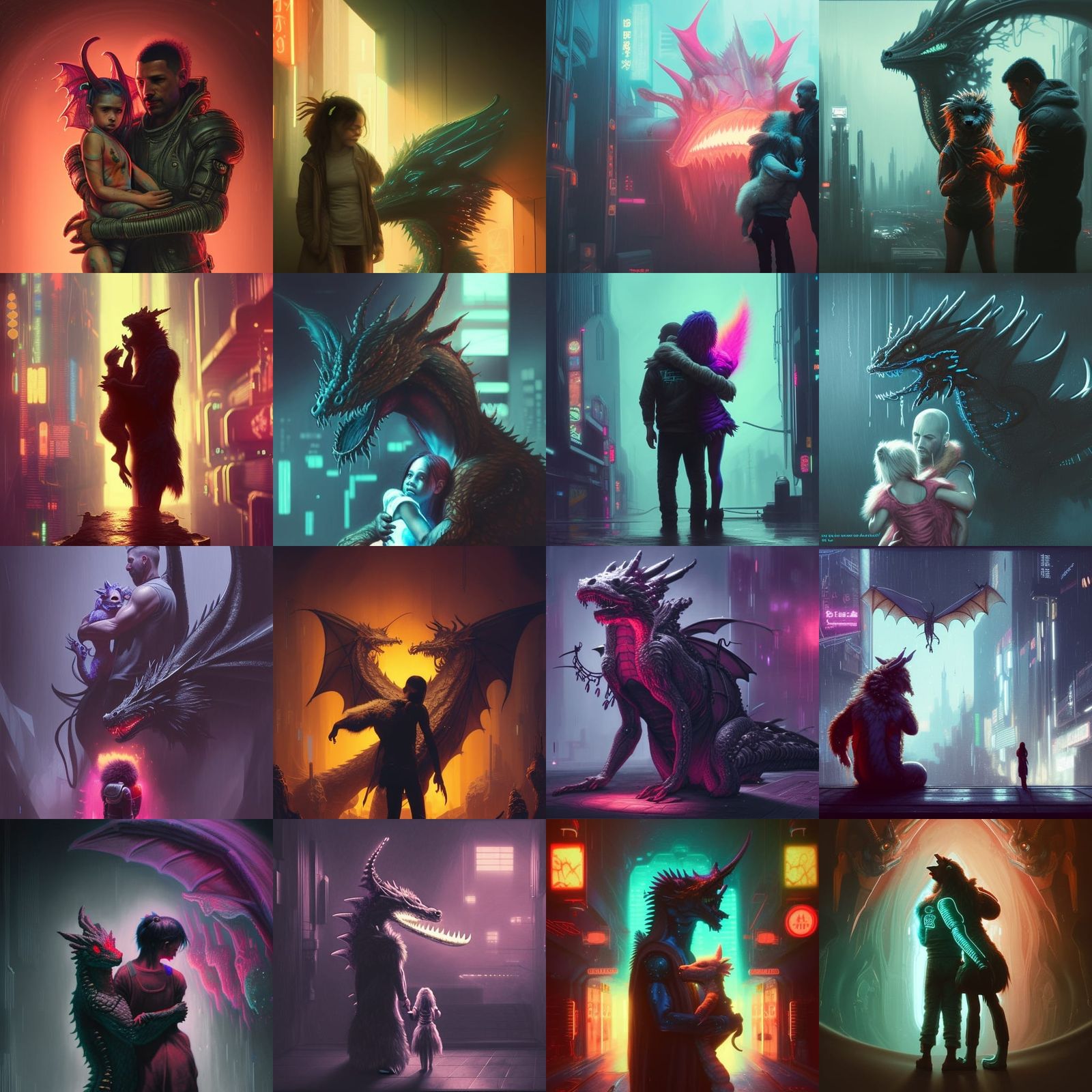 dragon protectors 7 - AI Generated Artwork - NightCafe Creator