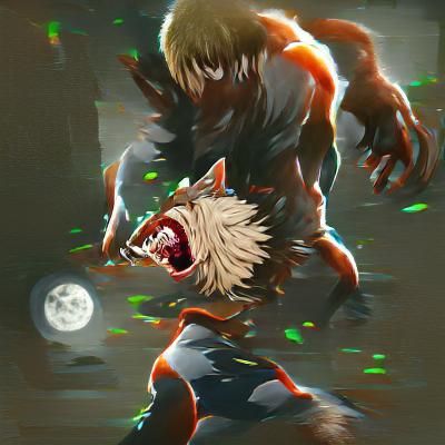 bakugo werewolf - AI Generated Artwork - NightCafe Creator
