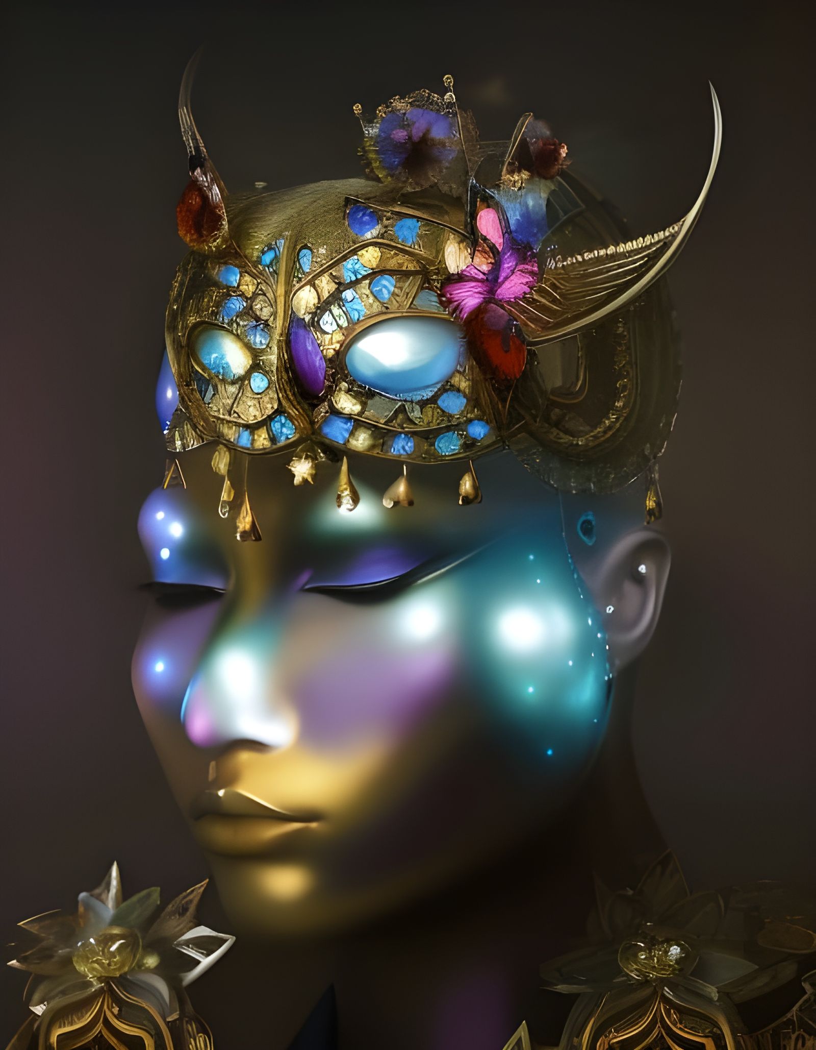 Goddess of the Galaxy - AI Generated Artwork - NightCafe Creator