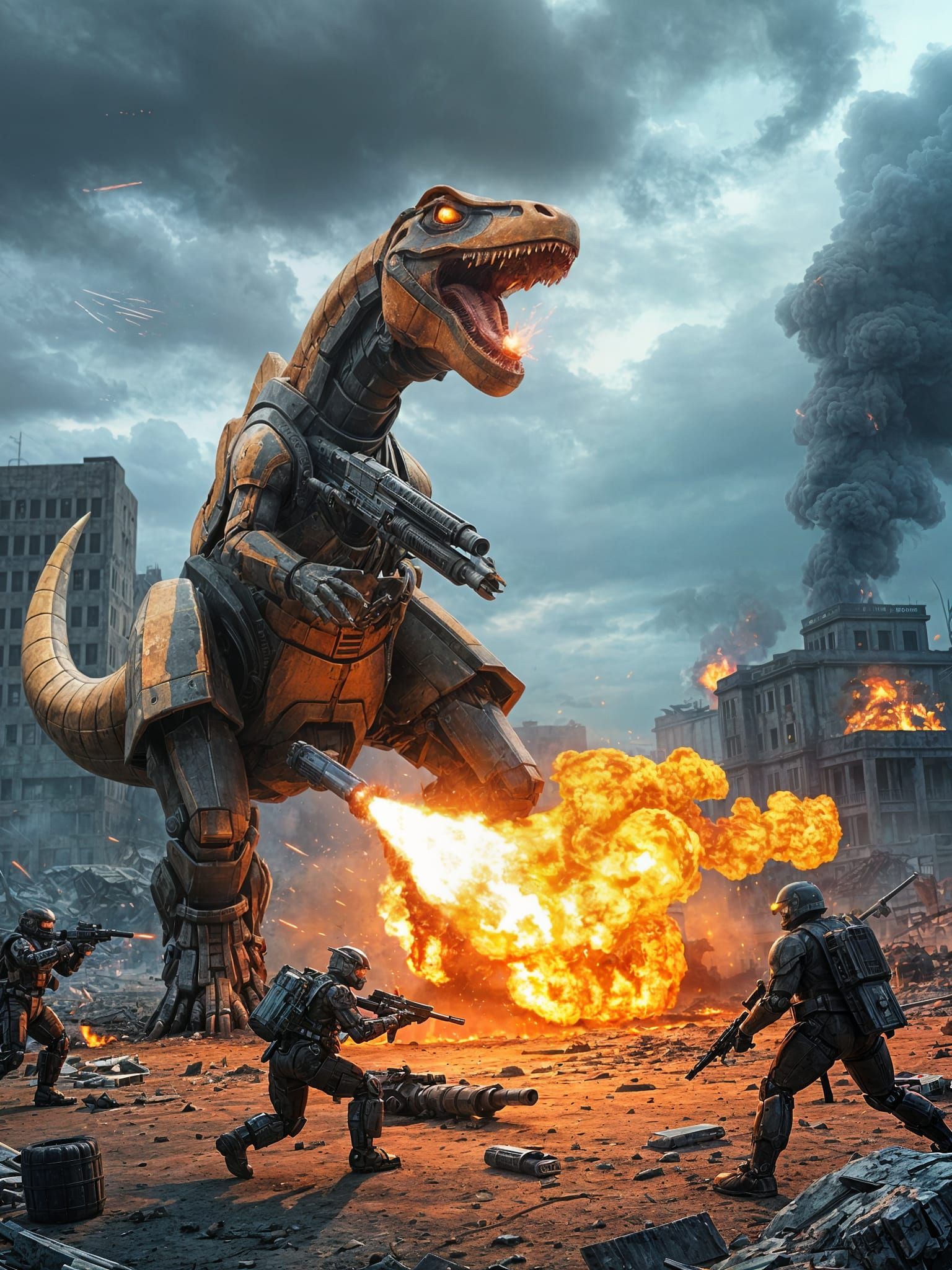 Mecha dinosaur - Mecha dinosaur