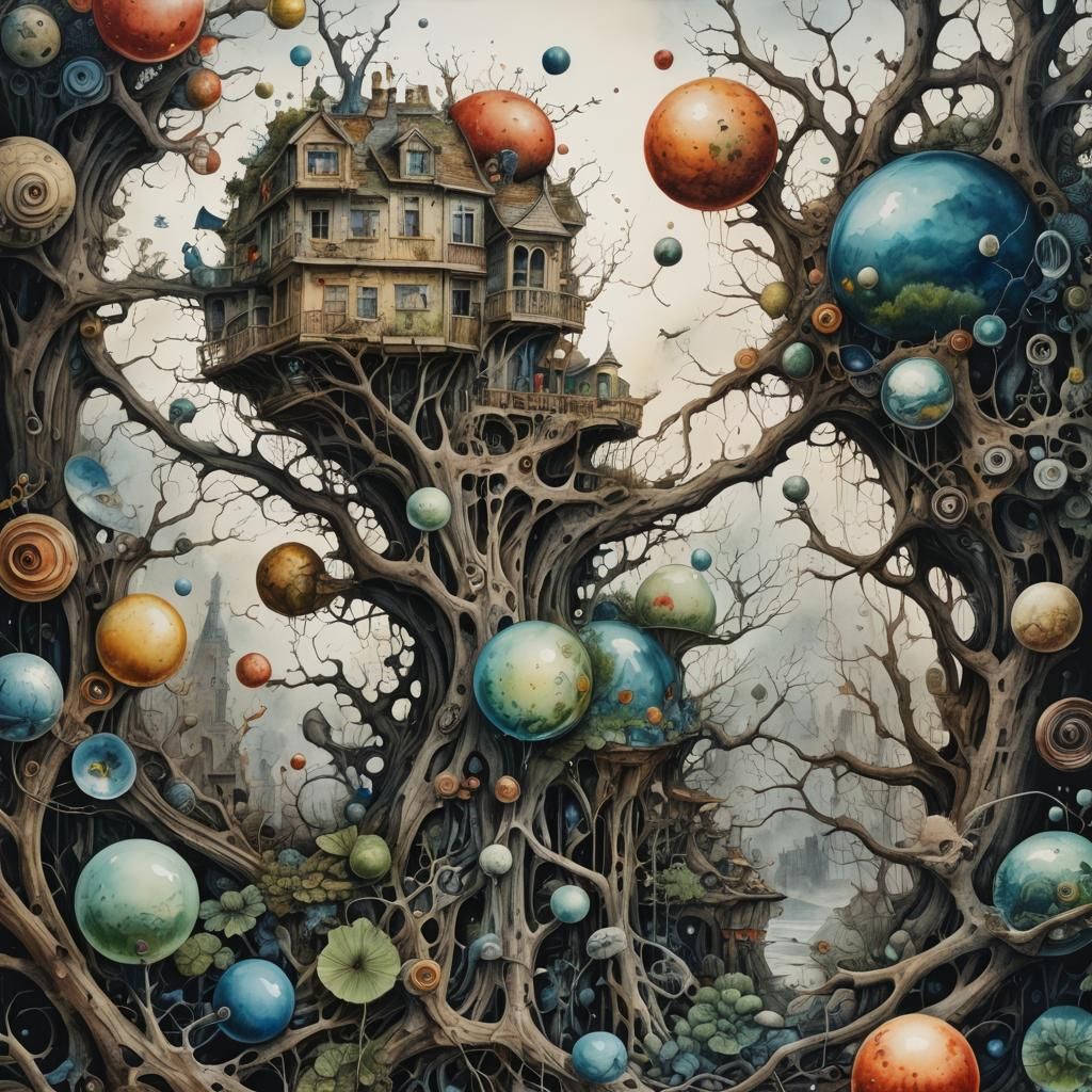 _ 'there is nothing left "- surrealism, dreamlike, photorealism ...