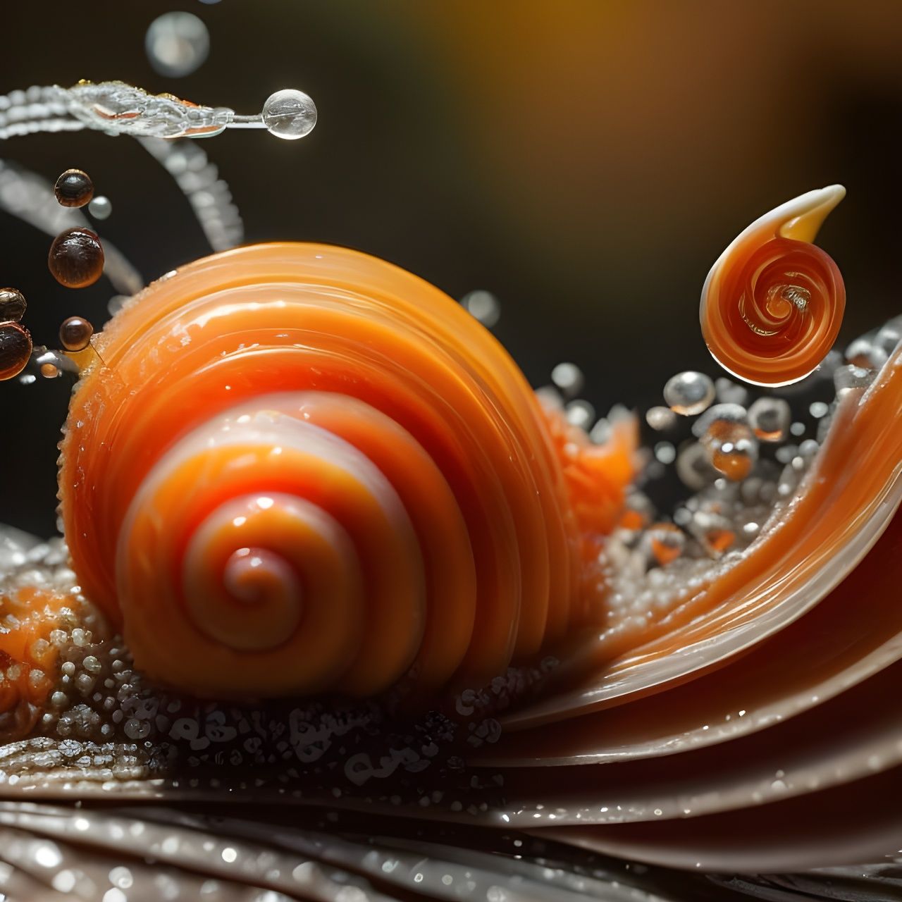 Sea Snail Shell - AI Generated Artwork - NightCafe Creator