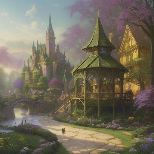 RPG Village - AI Generated Artwork - NightCafe Creator