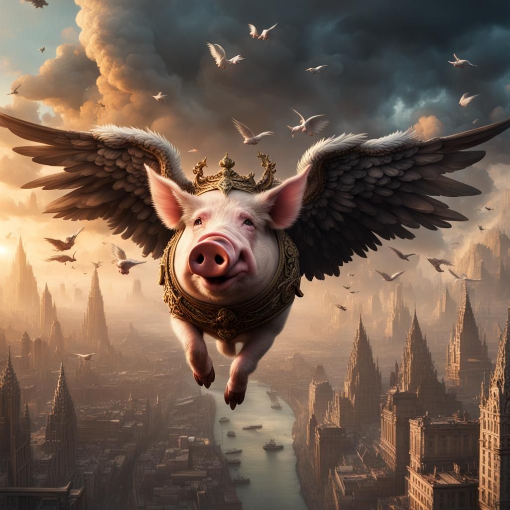 King Pig - AI Generated Artwork - NightCafe Creator