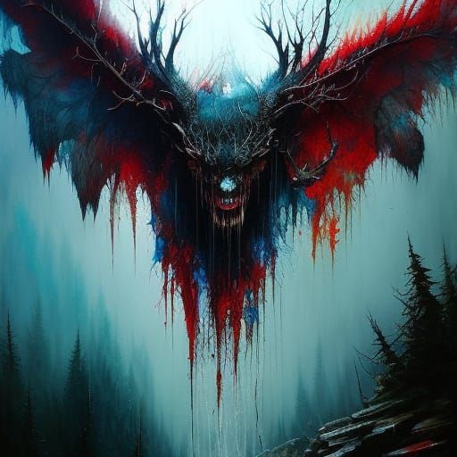 Druid Bat - AI Generated Artwork - NightCafe Creator