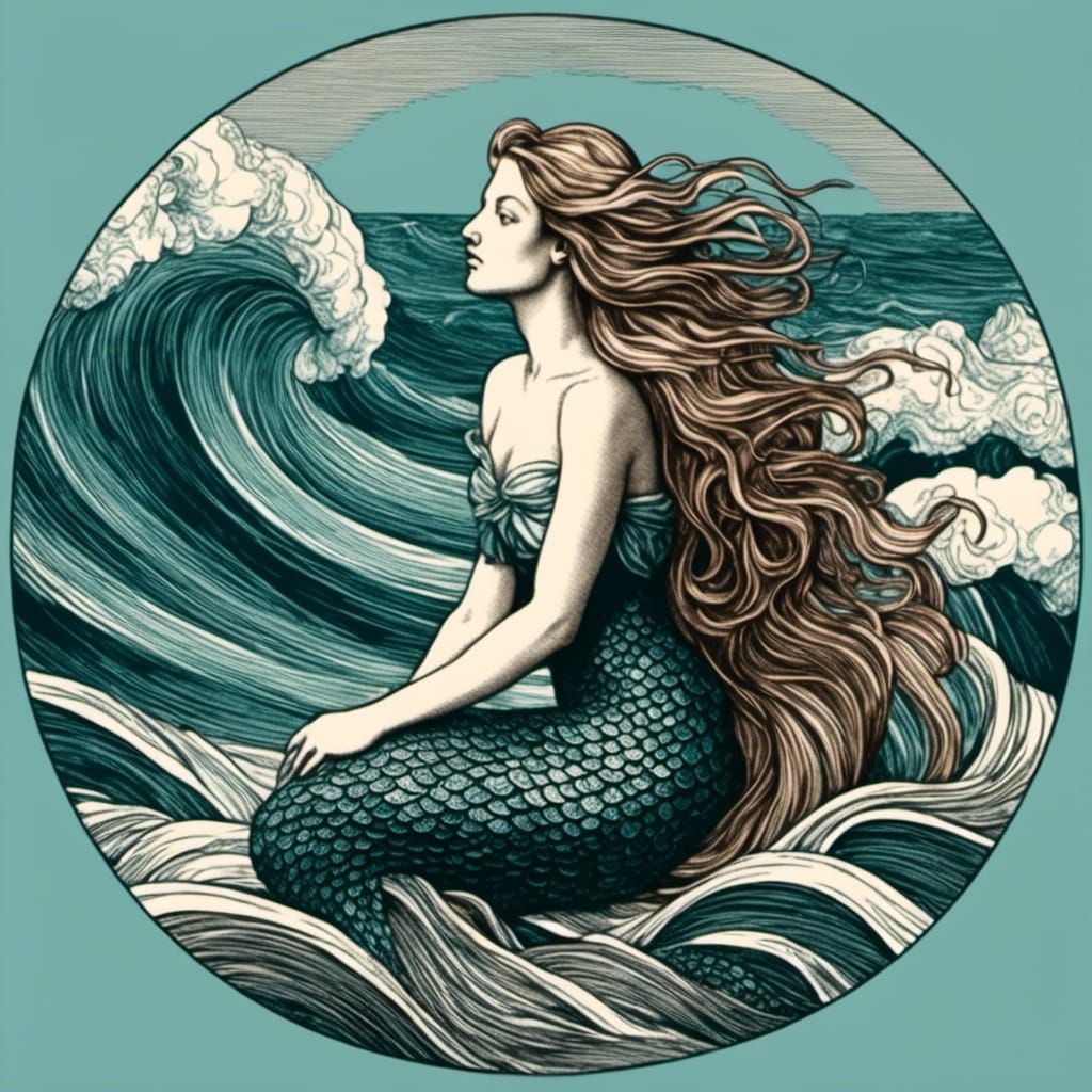 Mermaid - AI Generated Artwork - NightCafe Creator