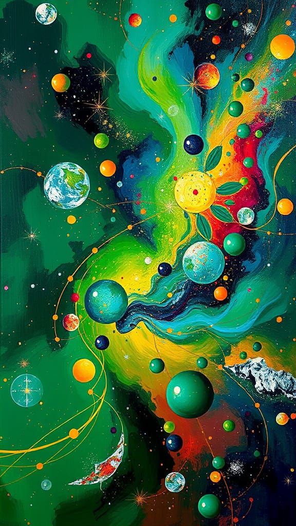 Emerald Cosmos - Emerald Cosmos: Cosmic Expressionist Maste...