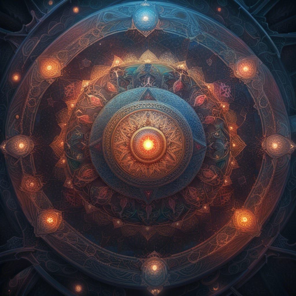 Mandala (C) - AI Generated Artwork - NightCafe Creator