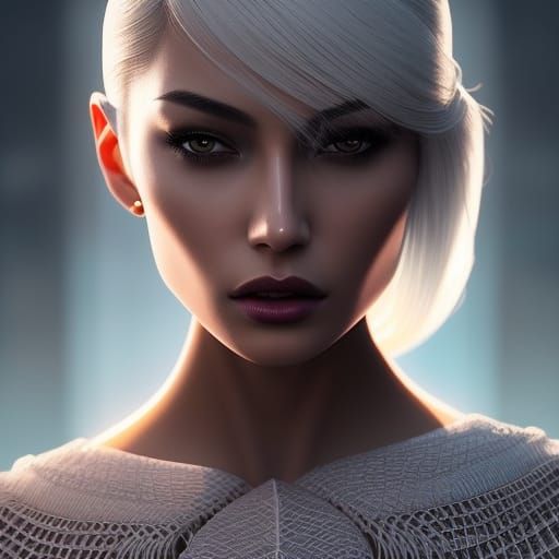 Ice Cold Look - AI Generated Artwork - NightCafe Creator