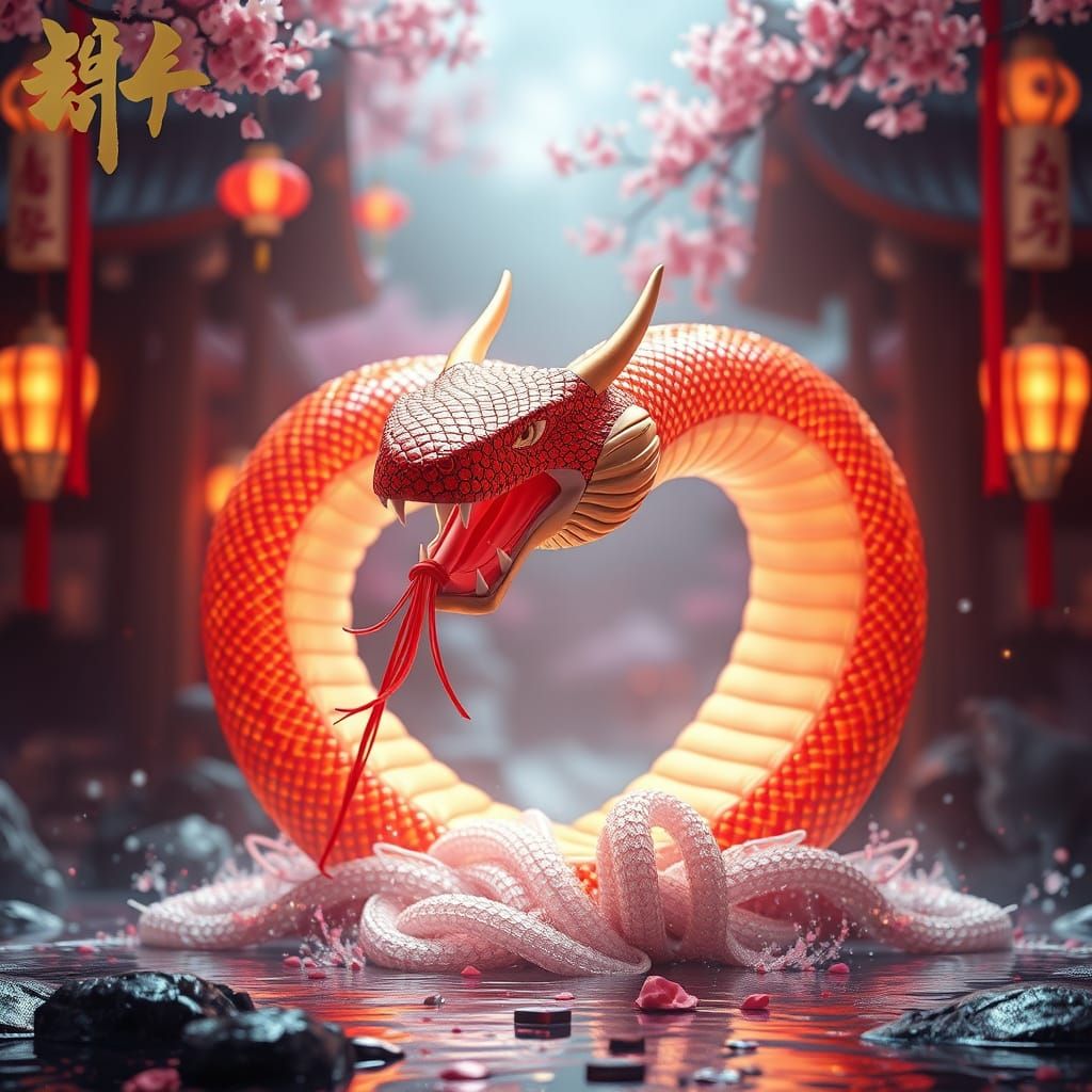 Shedding last year, to bring hope - Snake Brings Hope in Vib...