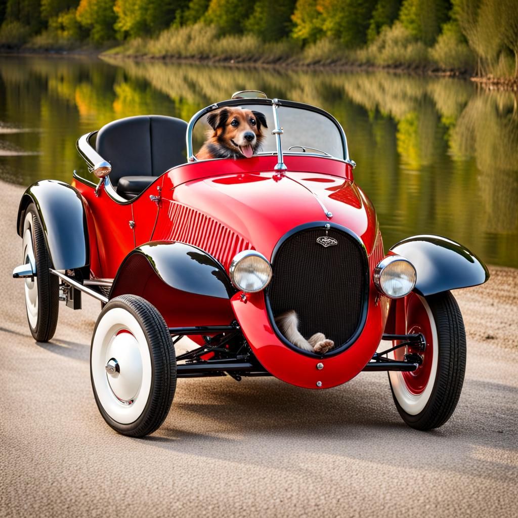 Bugsby Gadabout Roadster - AI Generated Artwork - NightCafe Creator