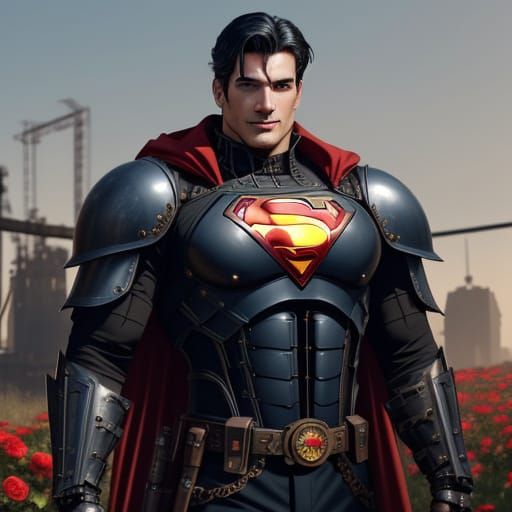 Superman Depiction of a medieval knight. Heavily armored and heavily ...