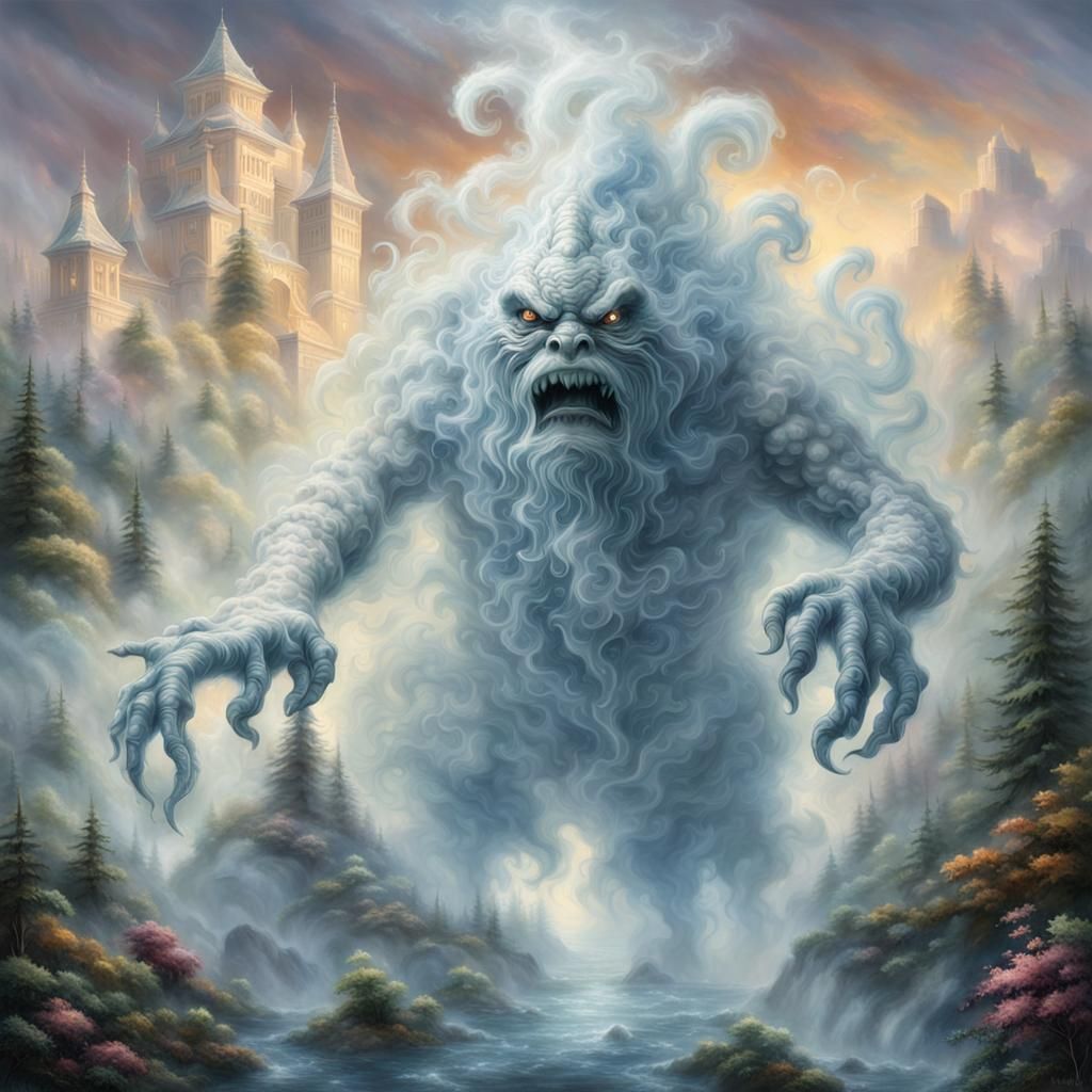 Smoke monster - AI Generated Artwork - NightCafe Creator