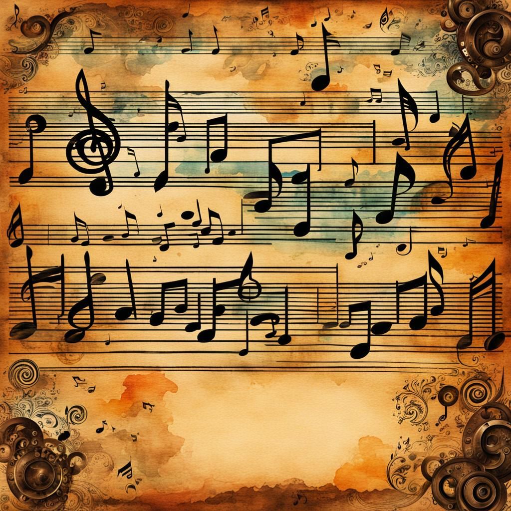 MUSIC & INK - AI Generated Artwork - NightCafe Creator