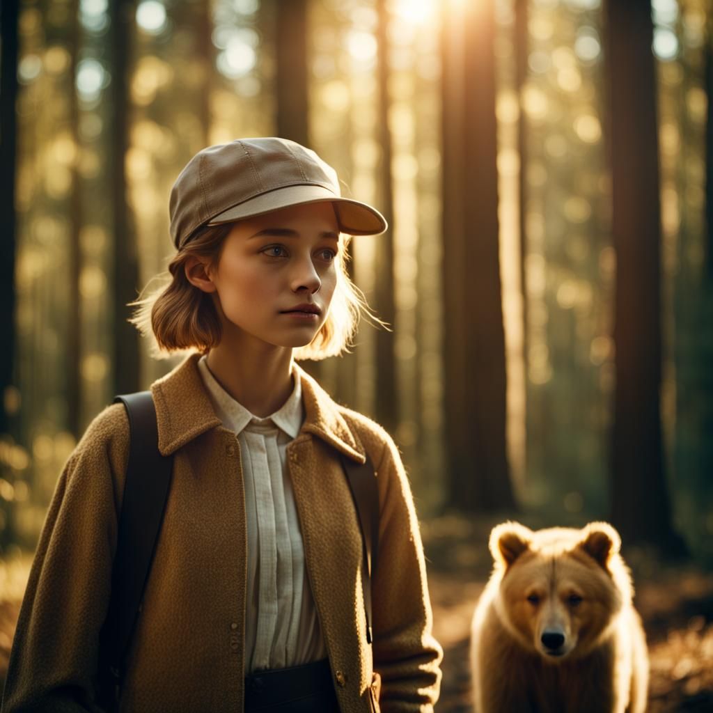 Chris Robin & Winnie - AI Generated Artwork - NightCafe Creator